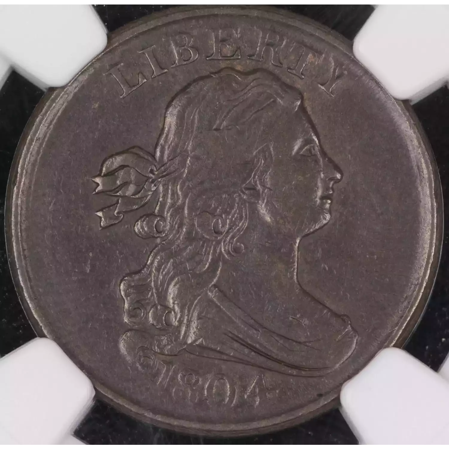 1804 Half Cents Draped Bust 1800 - 08 Copper NGC XF-40 BN Plain 4 ...