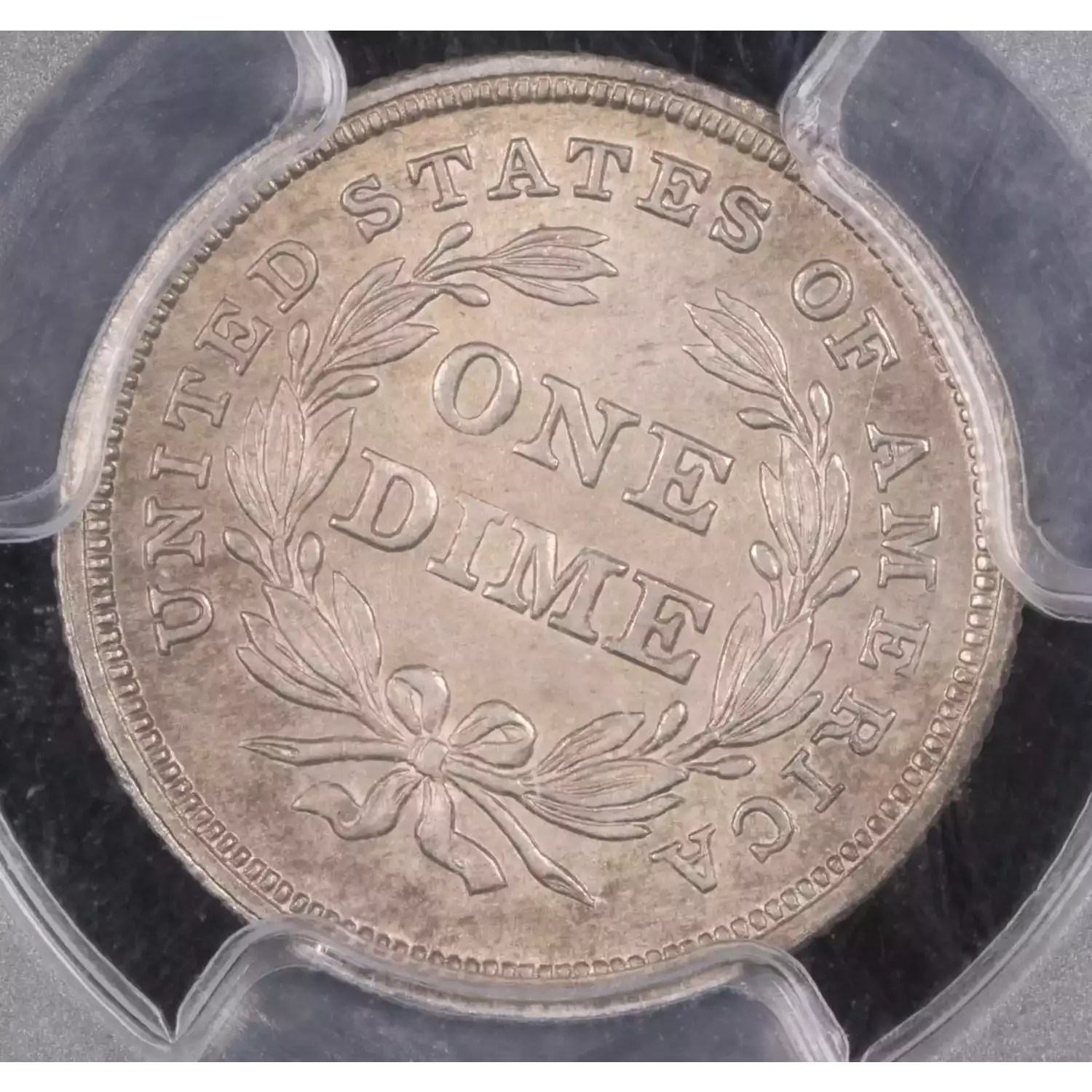 1837 Liberty Seated Dime PCGS MS-63 Seated, Large Date - Hertel's Coins ...