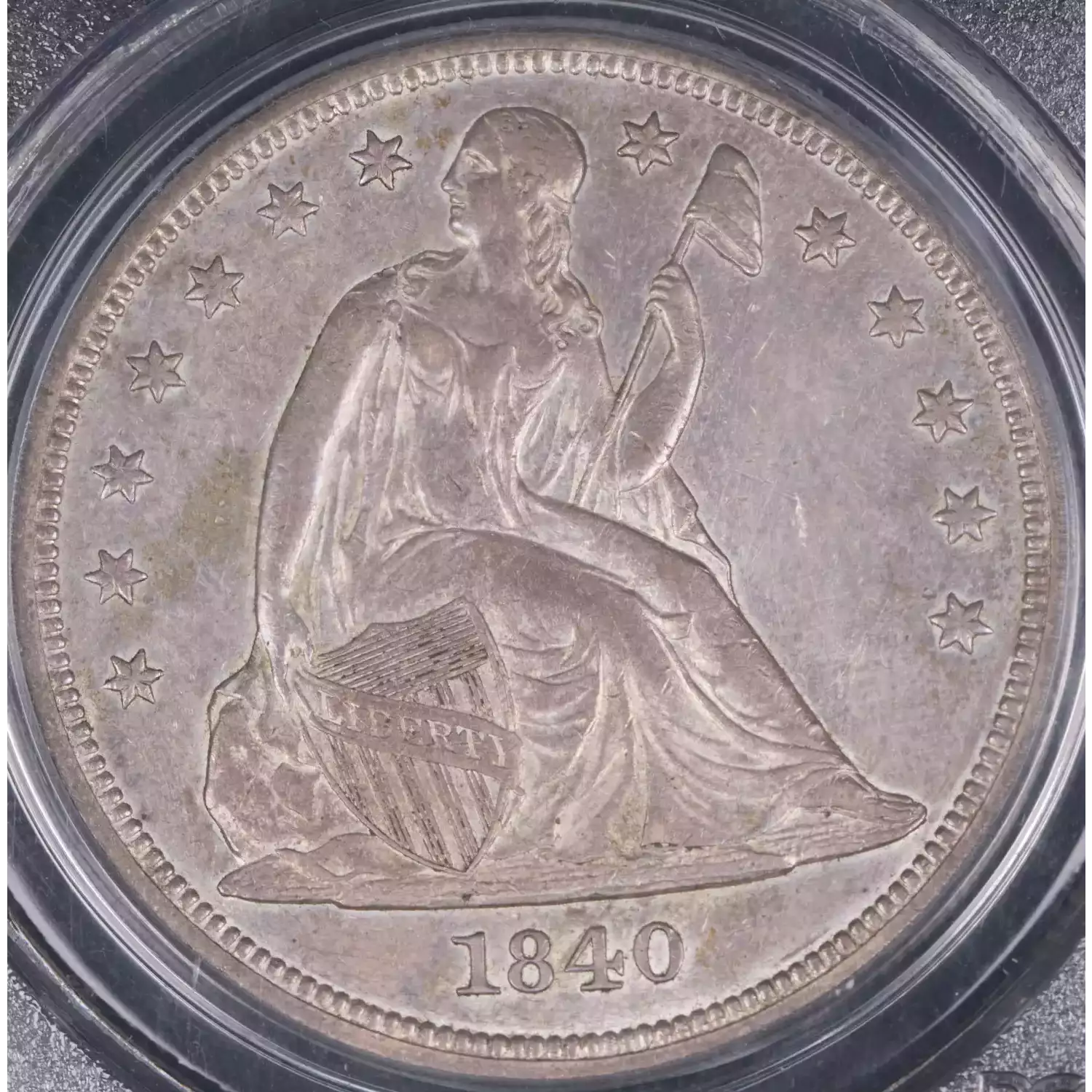 1840 Liberty Seated Silver Dollars PCGS AU-53 - Hertel's Coins Inc.