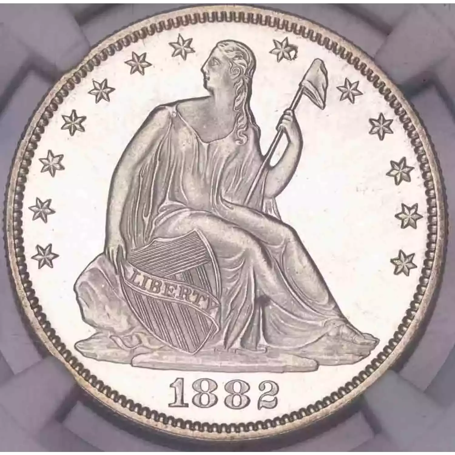 1882 Half Dollars Liberty Seated NGC MS-62 PL - Hertel's Coins Inc.