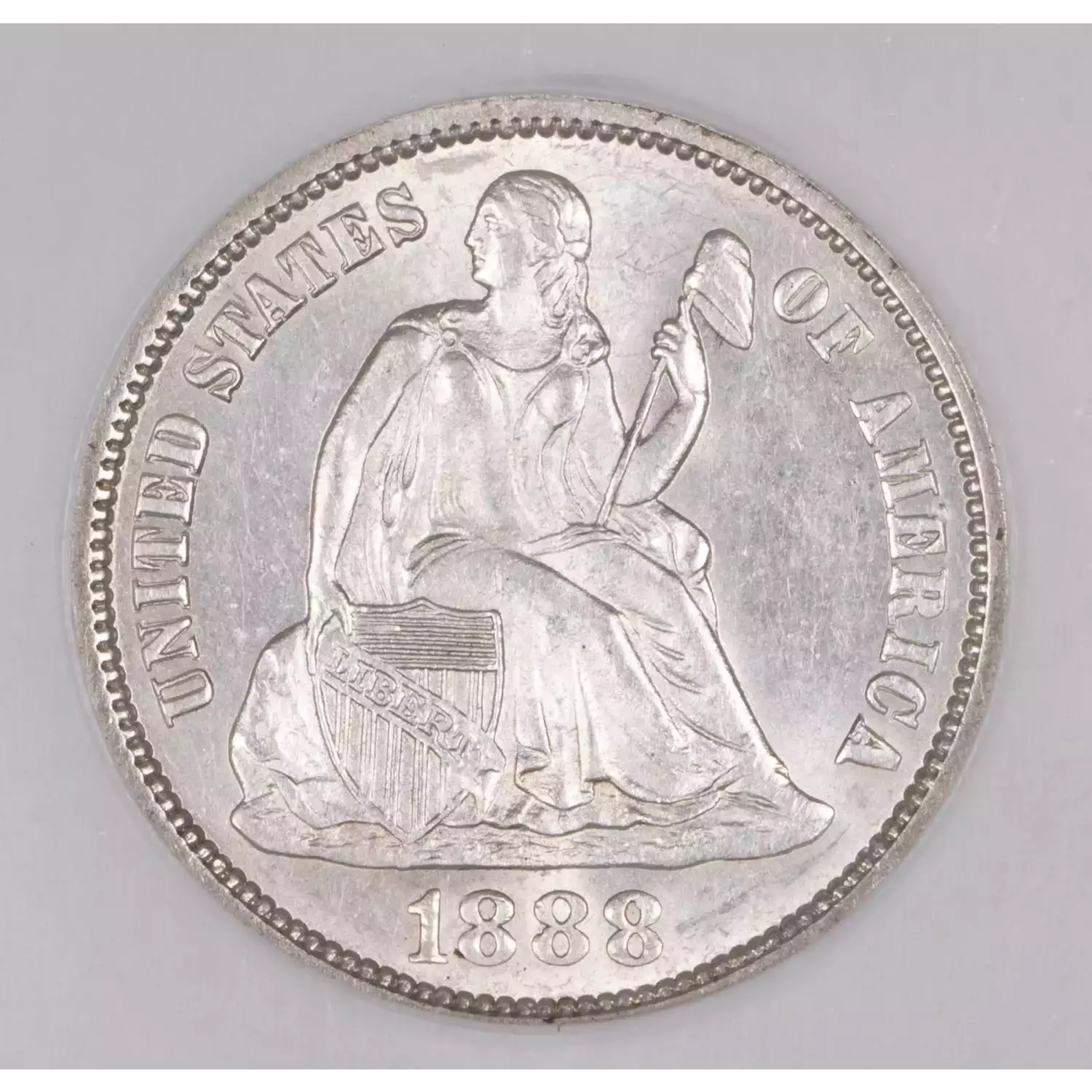 1888 Liberty Seated Dime NGC MS-63 - Hertel's Coins Inc.
