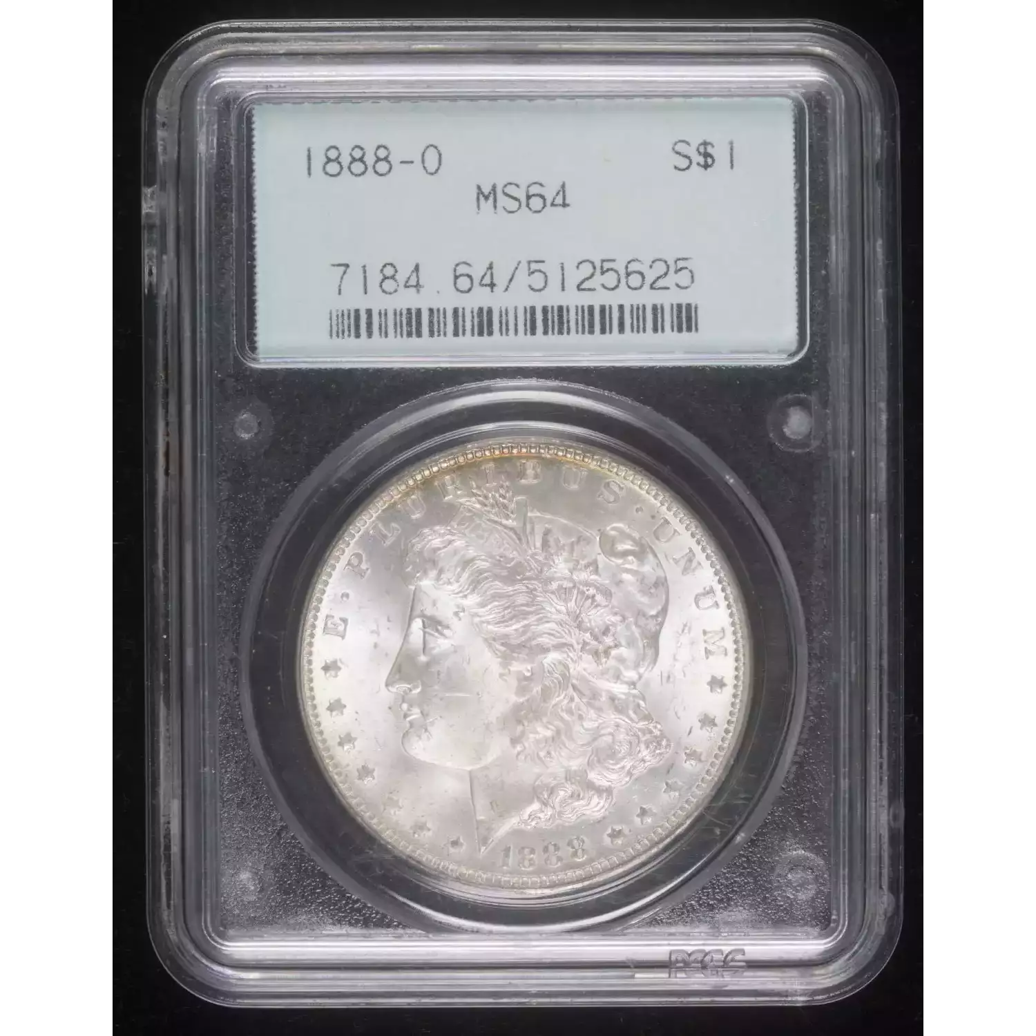 1888-O Morgan Silver Dollar PCGS MS-64 OGH GEN 2.1 - Hertel's Coins Inc.