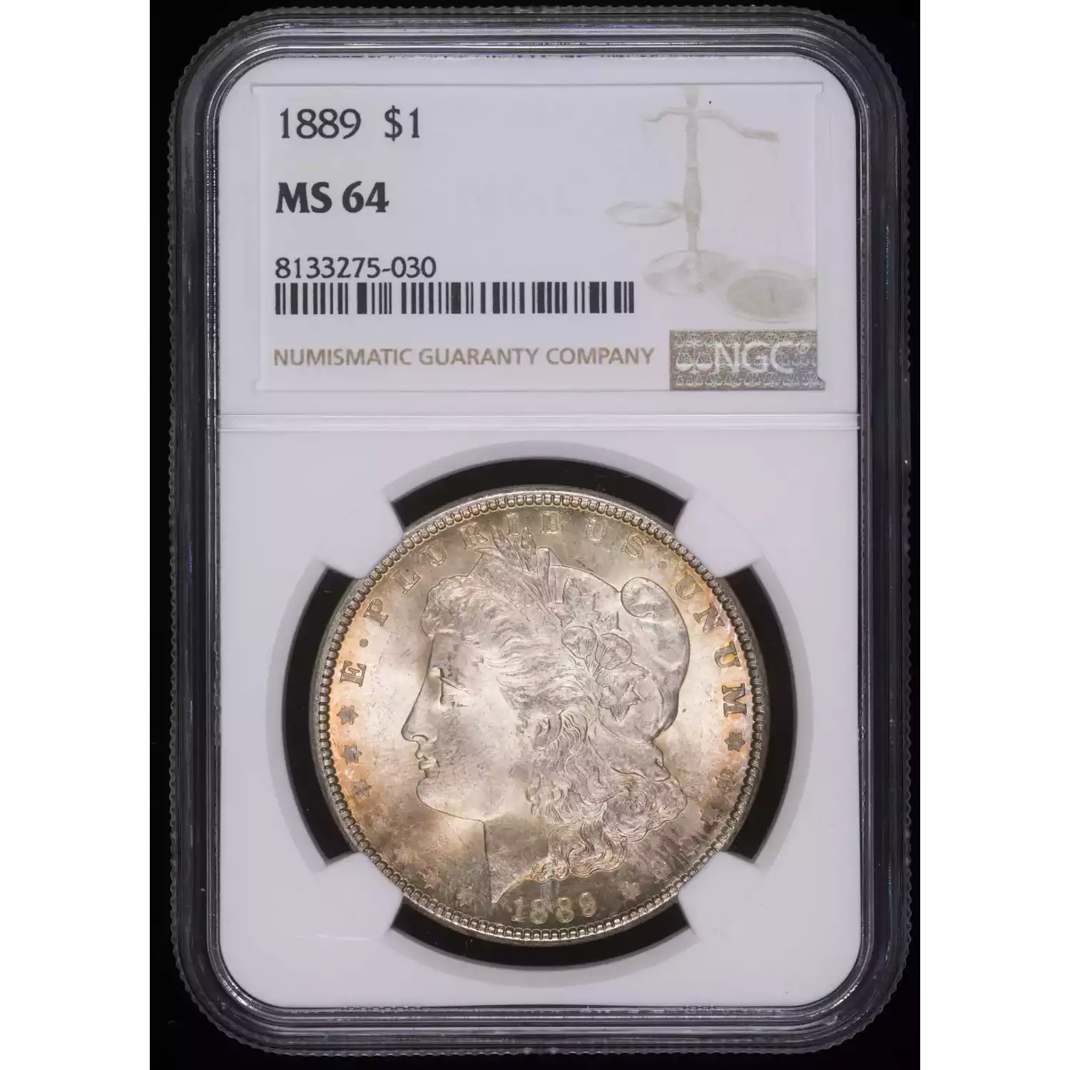 1889 Morgan Silver Dollar NGC MS-64 - Hertel's Coins Inc.
