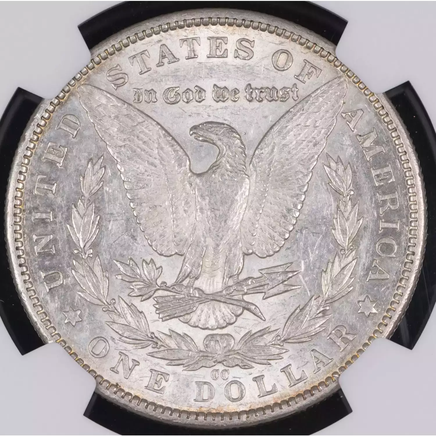 1890-CC Morgan Silver Dollar NGC AU-53 - Hertel's Coins Inc.