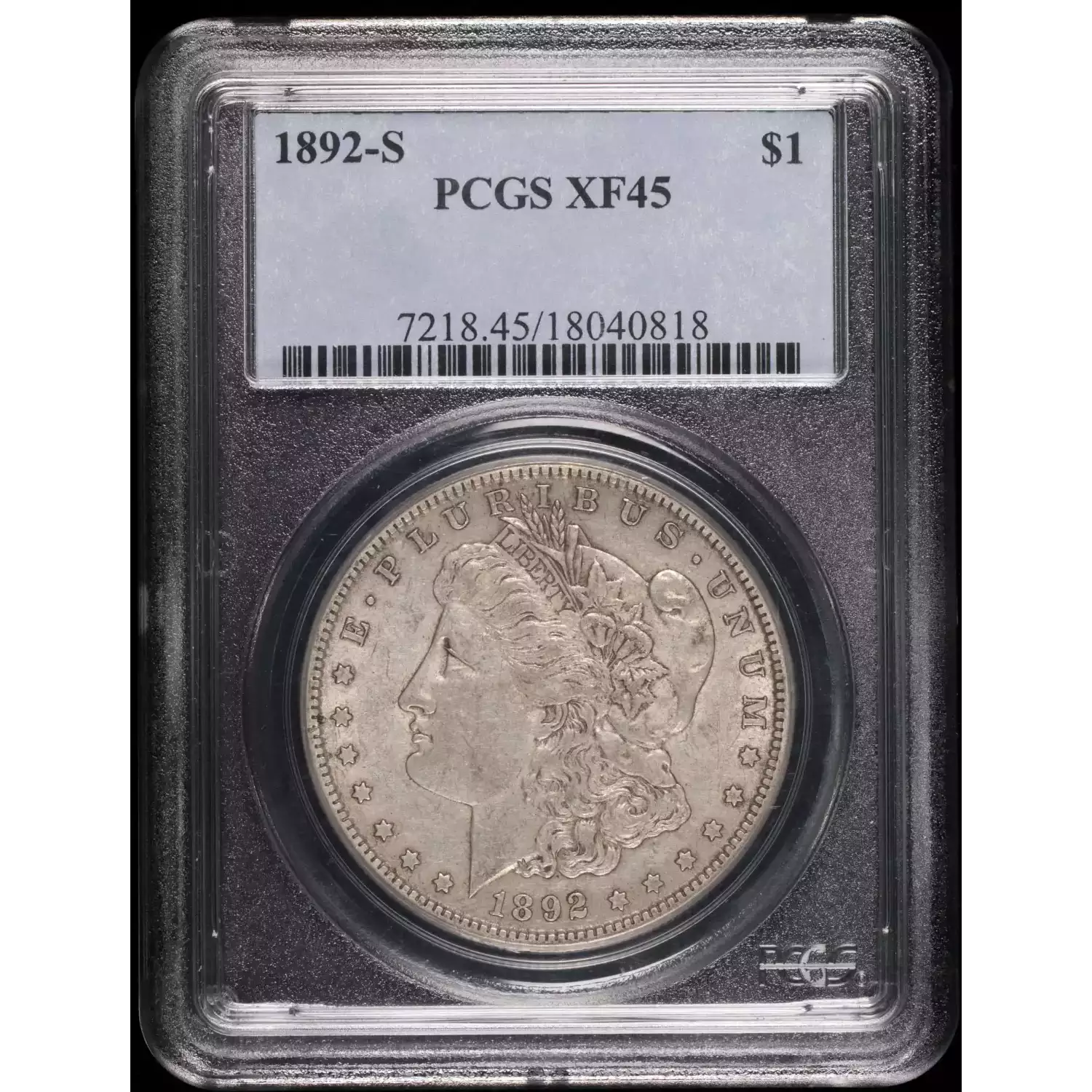1892-S PCGS XF-45 Morgan Silver Dollar - Hertel's Coins Inc.