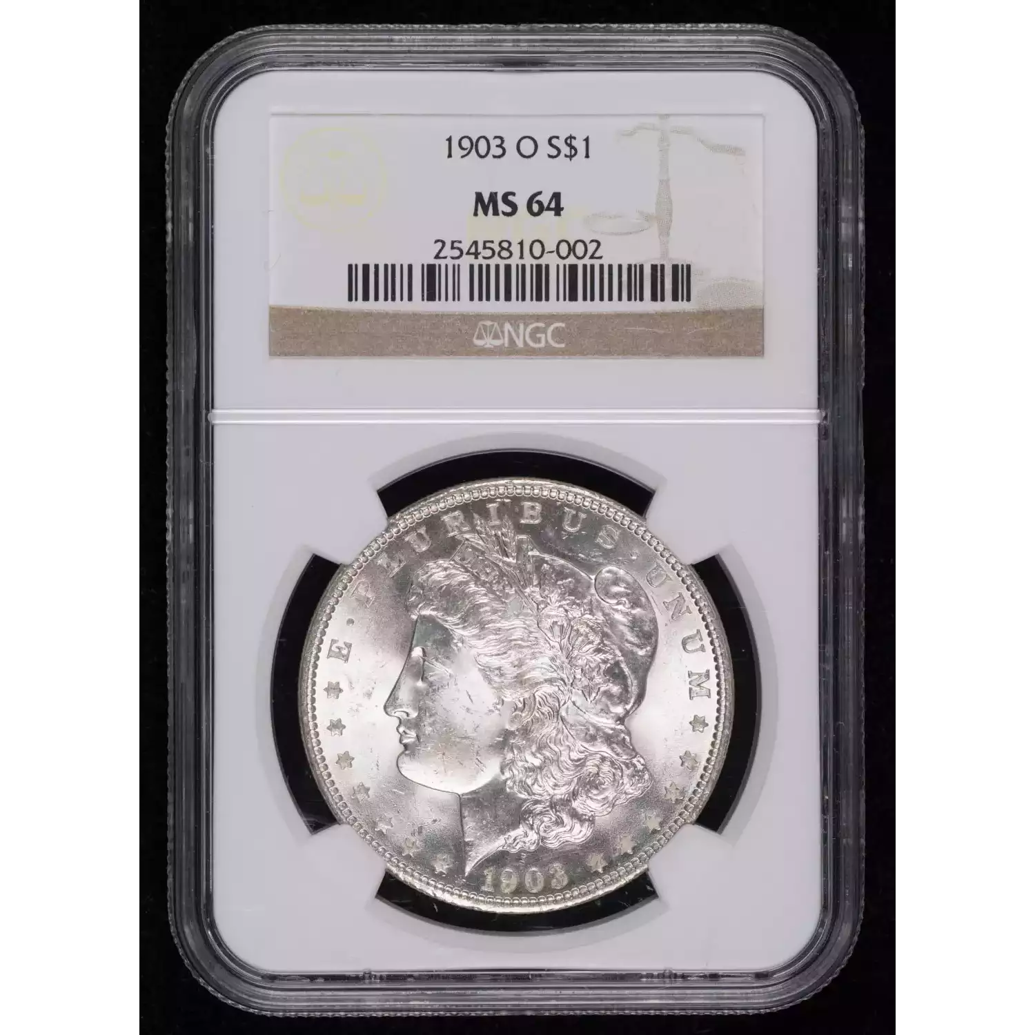 1903-O NGC MS-64 Morgan Silver Dollar - Hertel's Coins Inc.