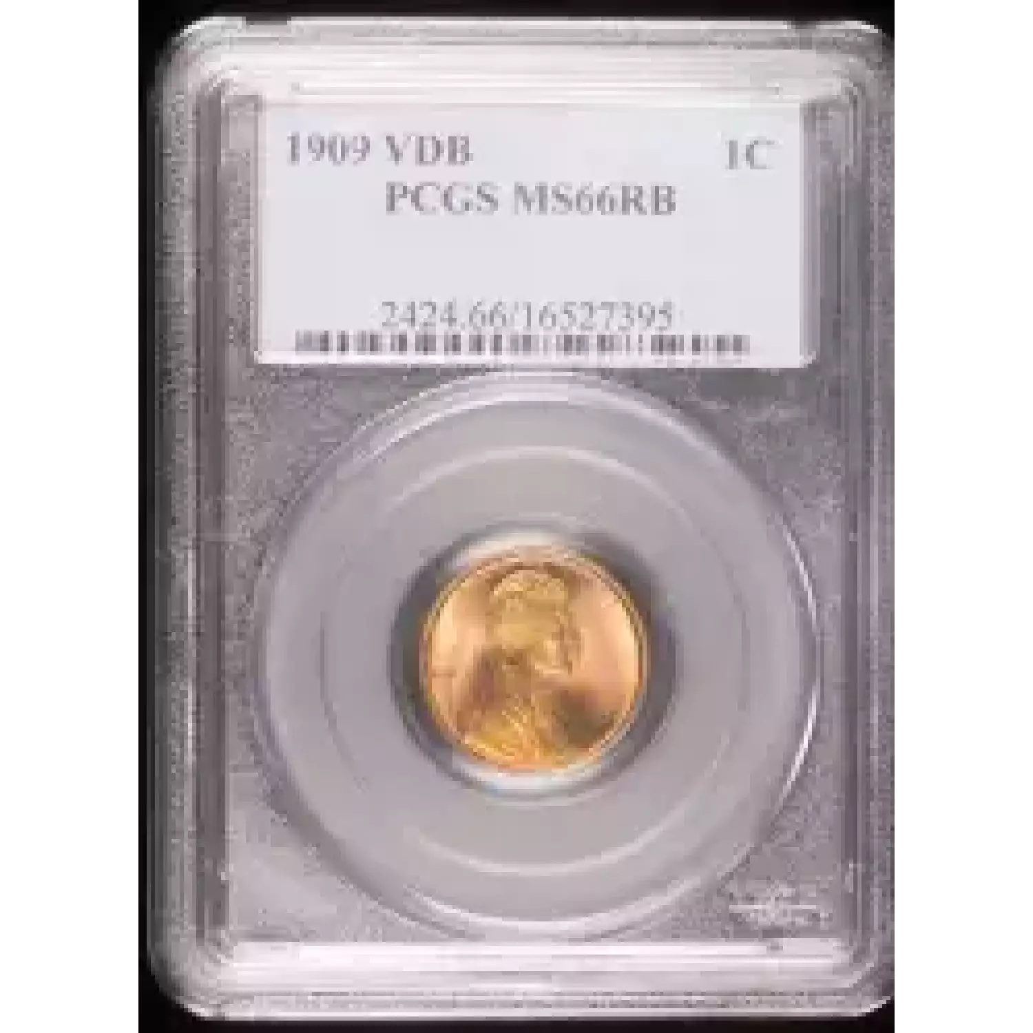 1909 Small Cents Lincoln, Wheat Ears Reverse PCGS MS-66 RB - Hertel's ...