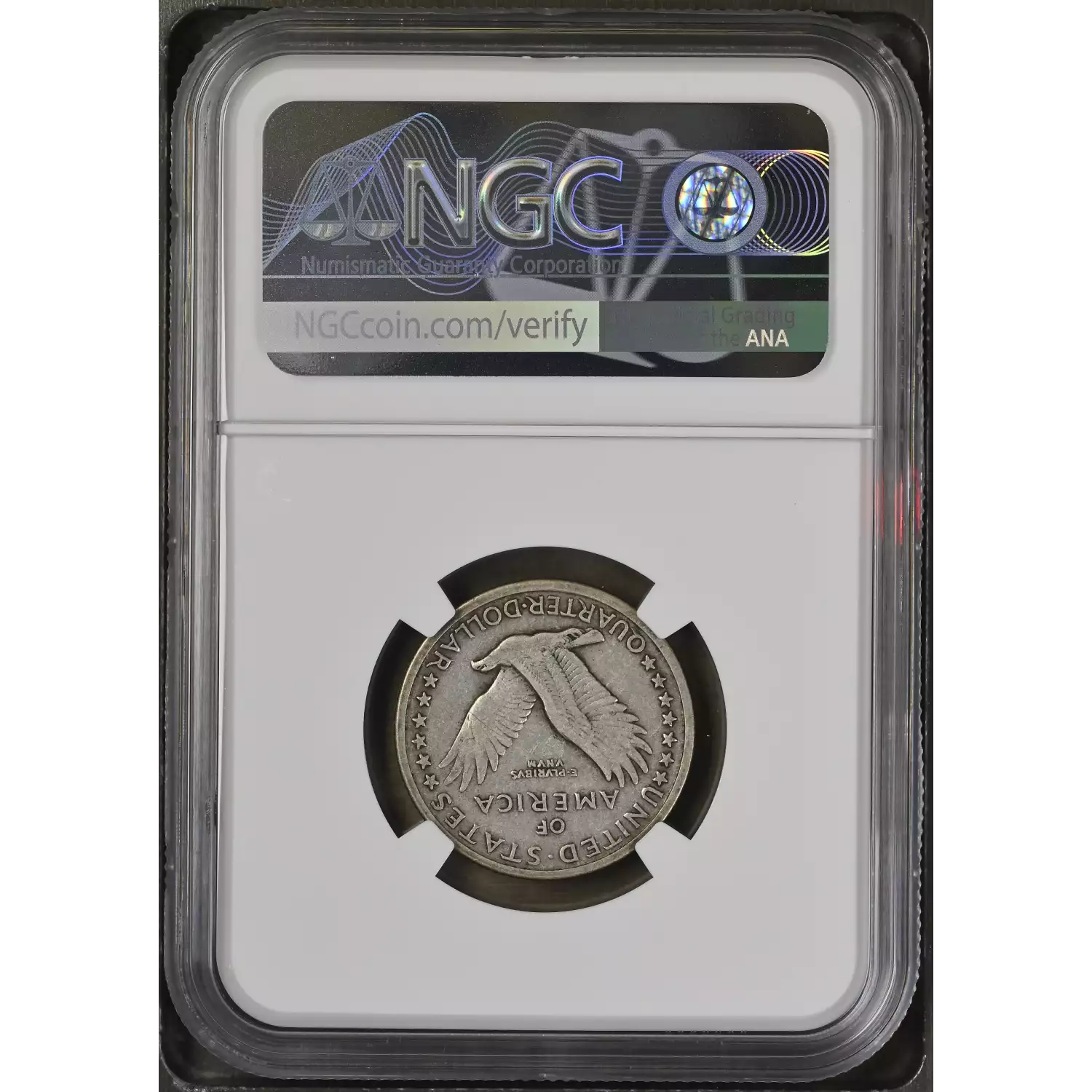 1917-P Type 1 Quarter Dollars Standing Liberty Quarter NGC VF-35 ...