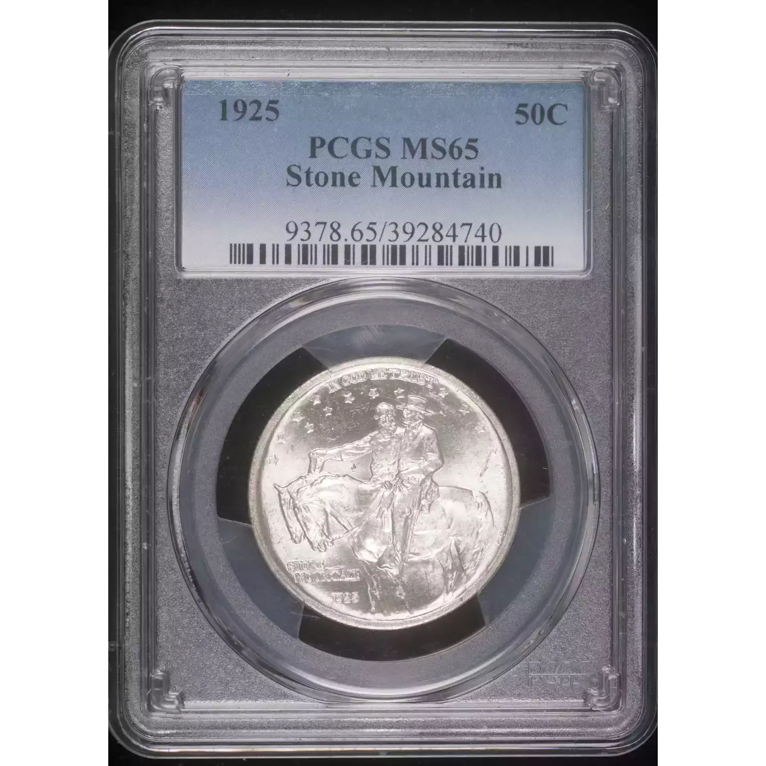 1925 Classic Commemorative Stone Mountain Memorial PCGS MS-65 Stone Mountain - Hertel's Coins Inc.