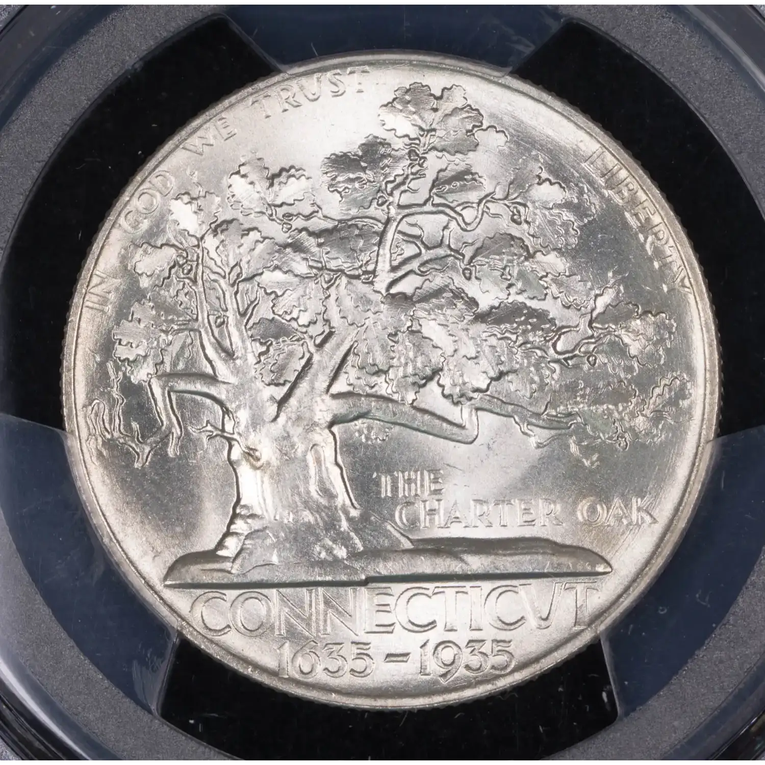 1935 Classic Commemorative Connecticut Tercentenary PCGS MS-66 Connecticut - Hertel's Coins Inc.