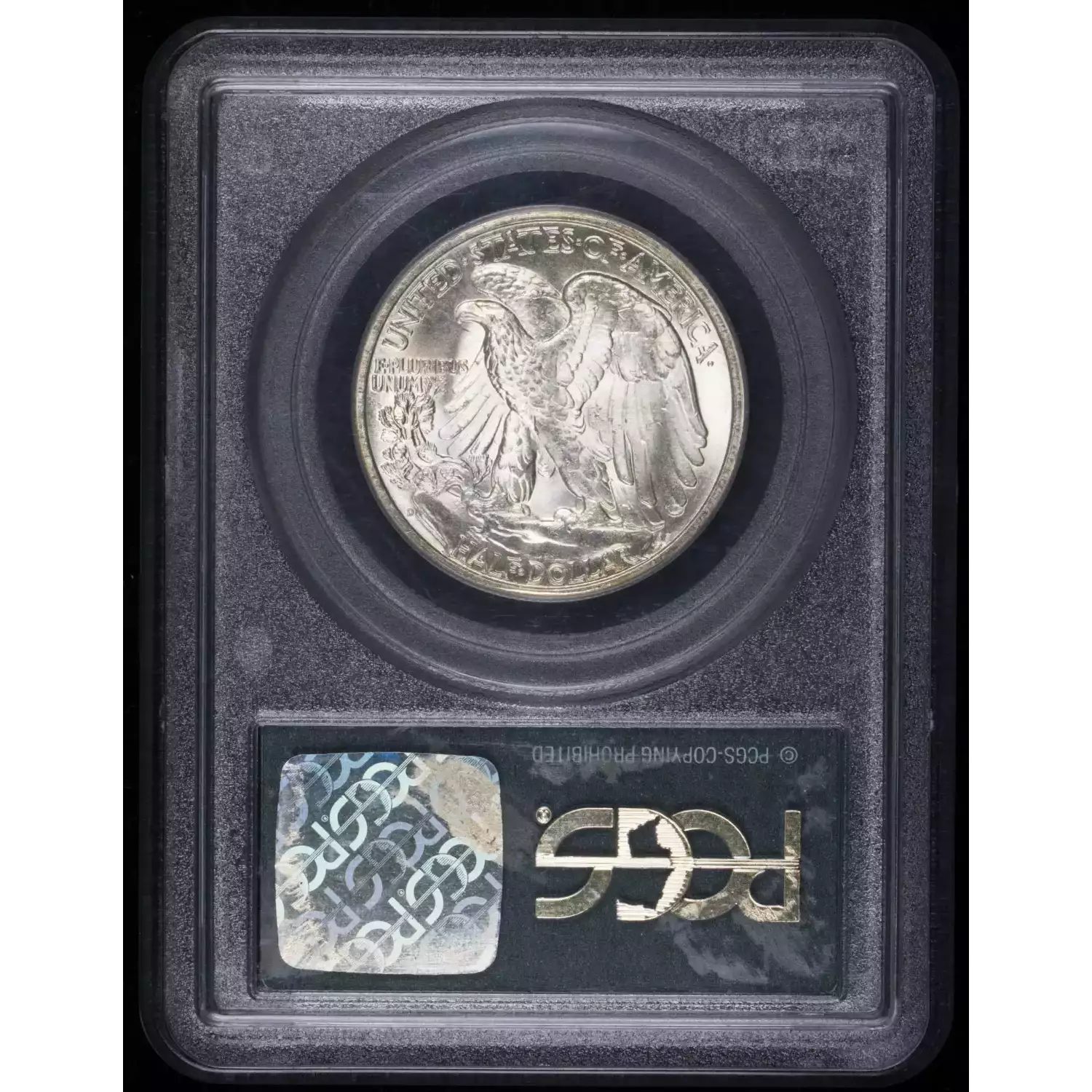 1947-D Half Dollars Liberty Walking PCGS MS-64 OGH - Hertel's Coins Inc.