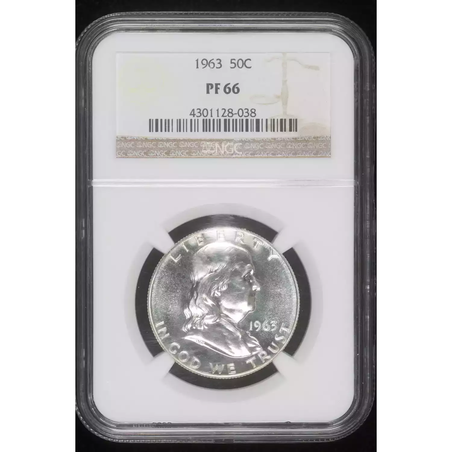 1963 Half Dollars Franklin NGC PF-66 - Hertel's Coins Inc.