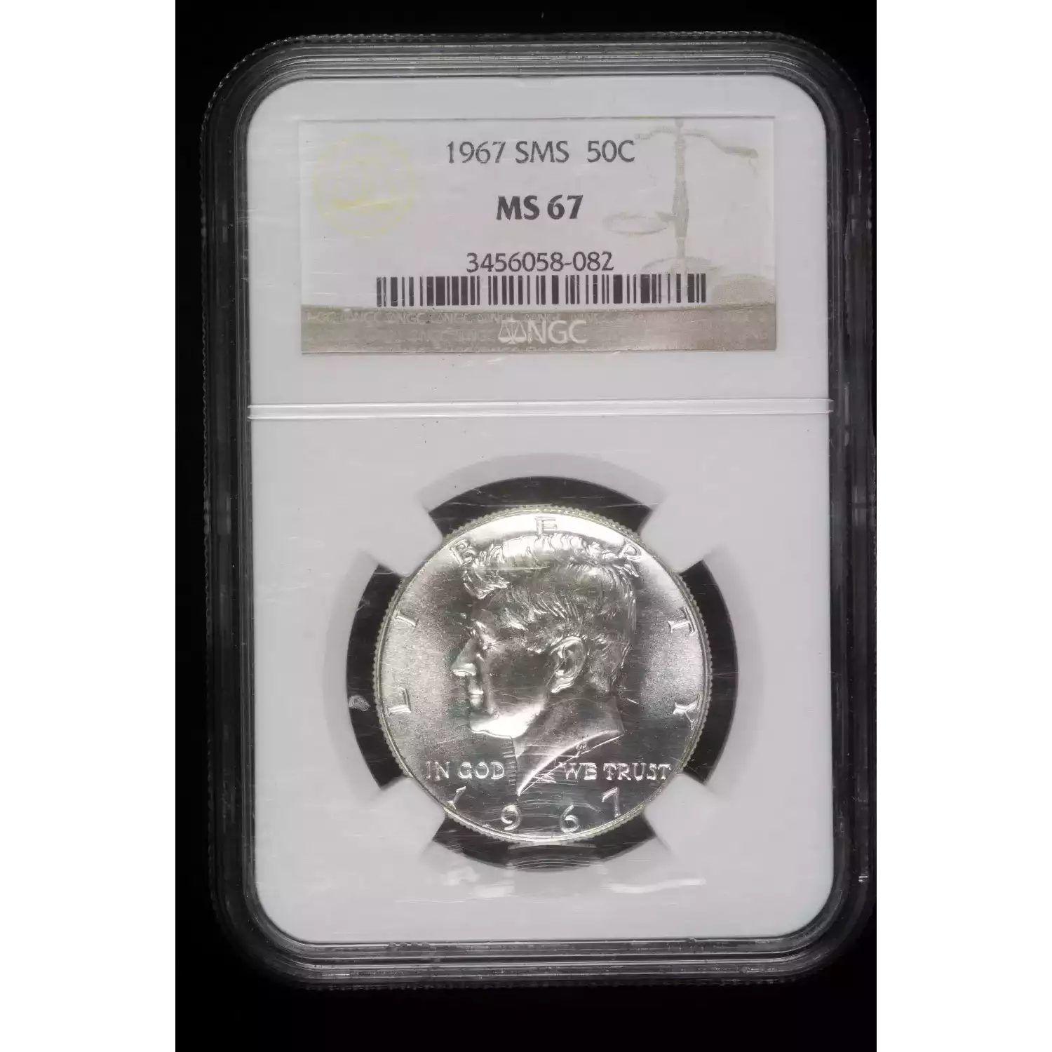 1967-S SMS NGC MS-67 - Hertel's Coins Inc.