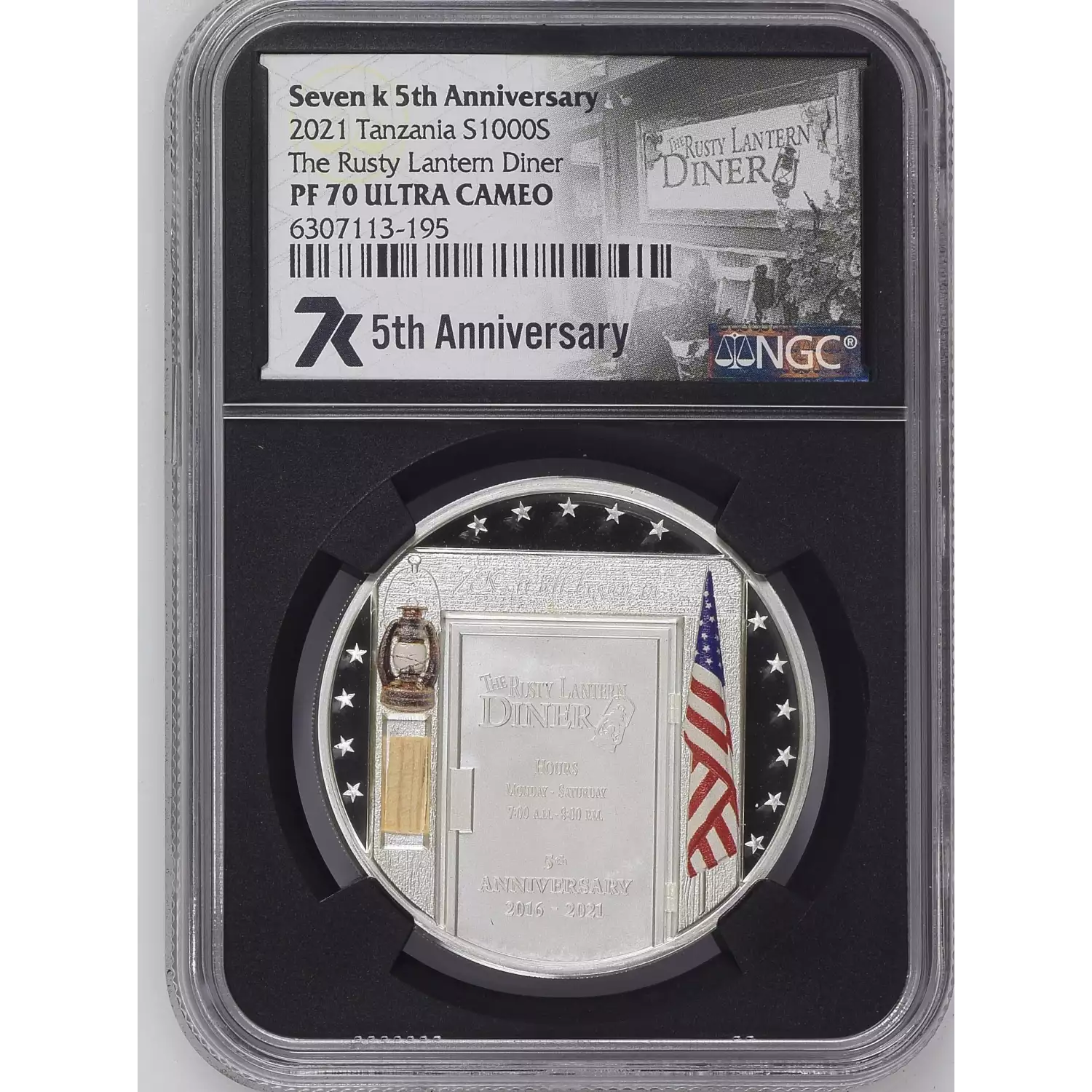 2021 NGC PF-70 ULTRA CAMEO The Rusty Lantern Diner Seven k 5th ...