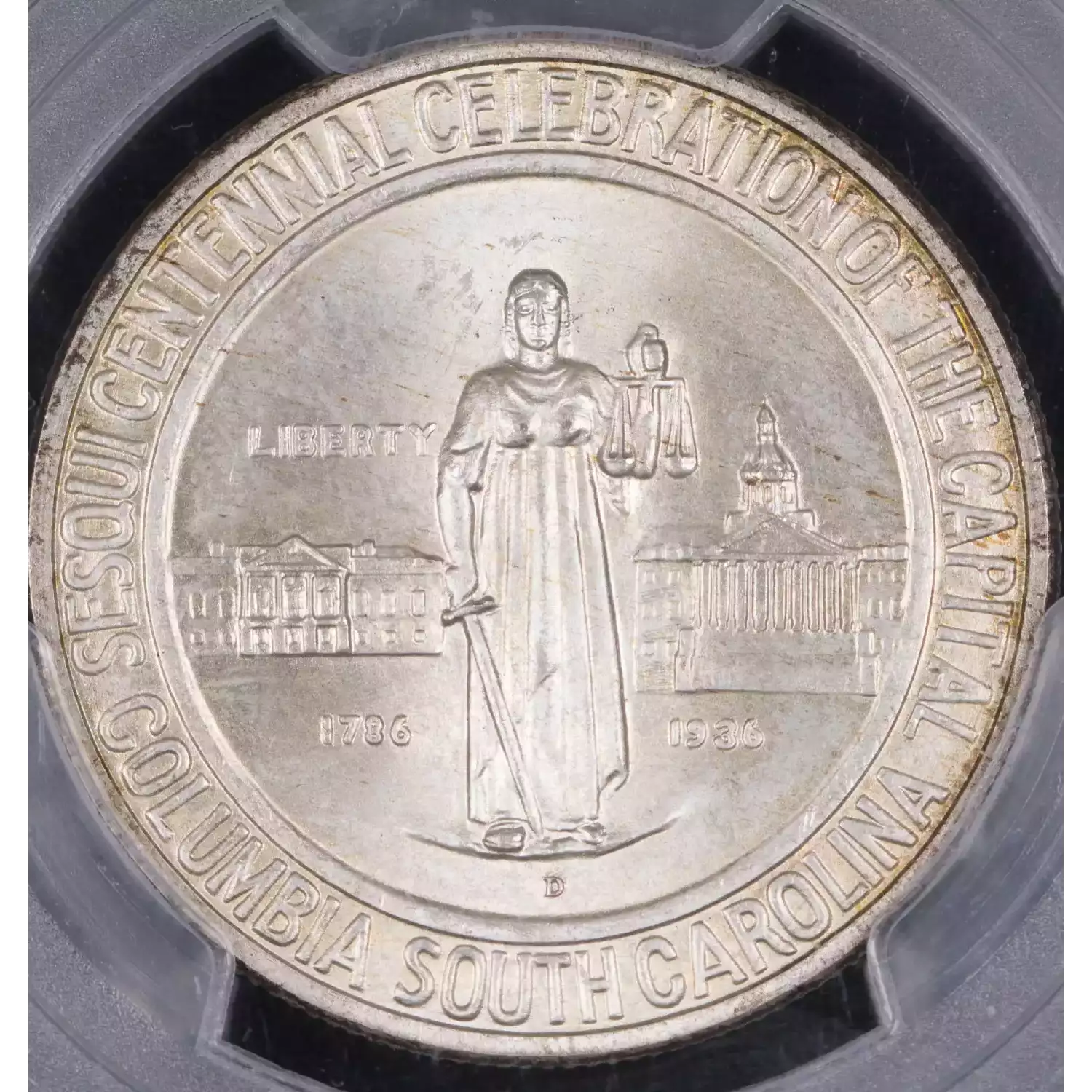 1936-D Classic Commemorative Columbia, South Carolina, Sesquicentennial ...
