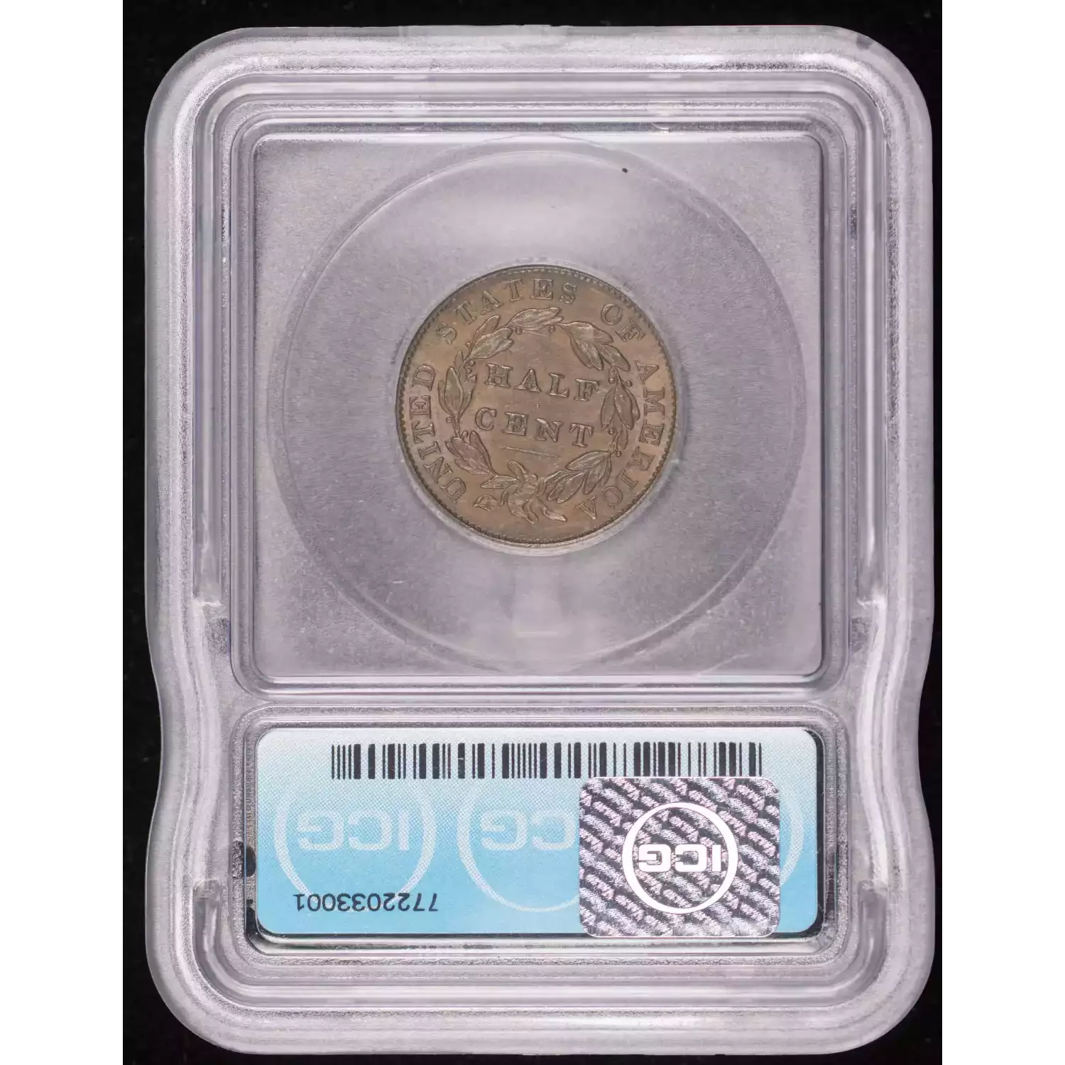 1833 Half Cents Classic Head 1809 - 36 ICG AU-53 - Hertel's Coins Inc.