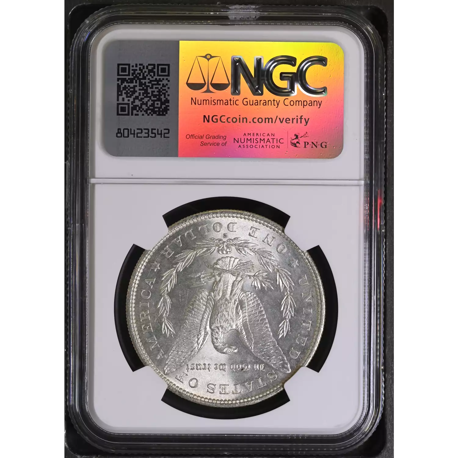 1890-S Morgan Silver Dollar NGC MS-63 - Hertel's Coins Inc.