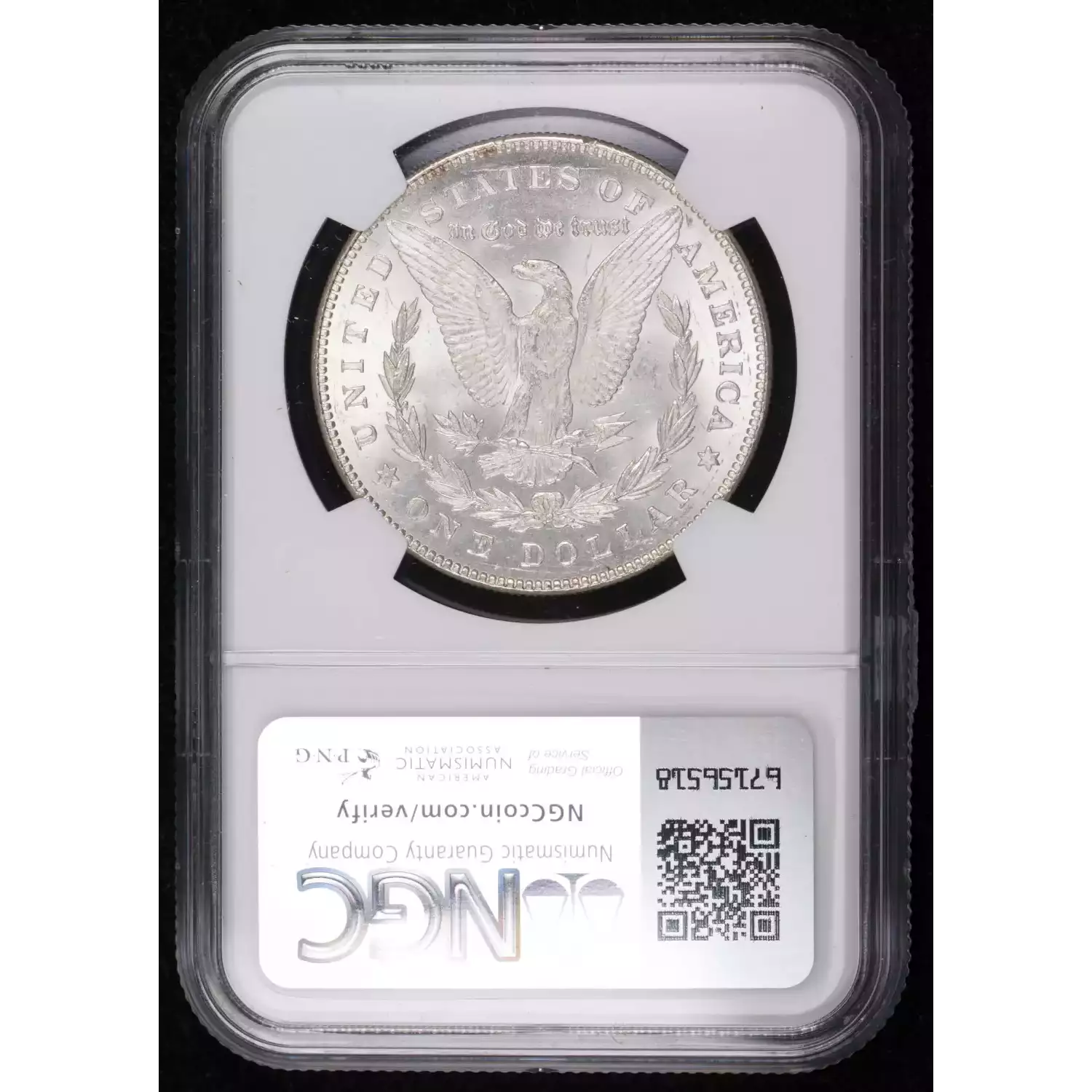 1878-7TF Morgan Silver Dollar NGC MS-62 7TF - Hertel's Coins Inc.