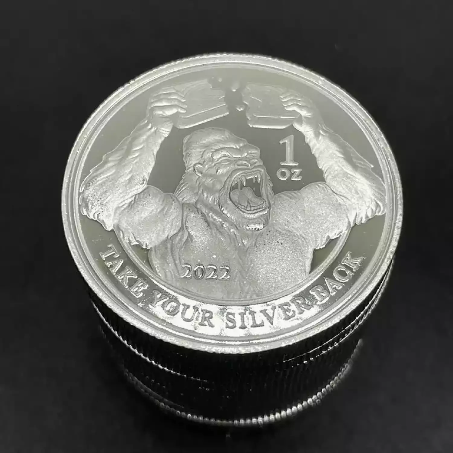 Silverback 1 oz .999 Fine Silver Round - Hertel's Coins Inc.